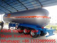 China CLW brand hot sale 3 axles 20ton to 25ton lpg gas tank trailer, factory sale cooking propane gas tank semitrailer for sale