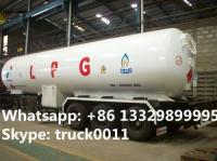 China export model bulk lpg gas cooking propane tanker trailer,factory direct sale CLW brand propane gas tank semitrailer for sale