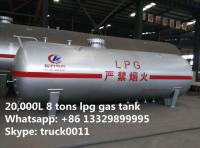 China ASME standard 35,000L bullet type lpg gas storage tank for sale, factory sale 14tons bulk surface lpg gas storage tank for sale