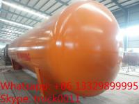 China CLW brand bullet type stationary 120m3 surface lpg gas storage tank for sale, hot sale 120,000L surface lpg gas tank for sale