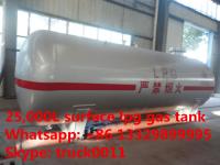 China high safety factory direct sale 12tons bulk surface LPG gas storage tank, ASME standard propane gas storage tank for sale