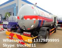 China hot sale lpg gas cooking propane delivery truck, dongfeng brand 4*2 LHD/RHD 5500L lpg gas transported tank truck for sale