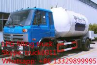 China dongfeng brad 10,000L lpg gas delivery truck for sale, Dongfeng 190hp cooking gas transporting tank vehicle for sale for sale