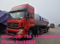 China Dongfeng Tianlong 8*4 35CBM LPG gas tank delivery truck, CLW brand bulk lpg gas propane delivery truck for sale for sale