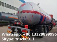 China FAW brand 8*4 LHD 35.5m3 LPG tank truck for sale, hot sale best price FAW brand 35500L bulk propane gas tank truck for sale