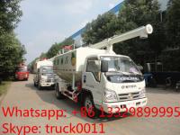 China forland 4-5metric tons poultry feed delivery truck for sale, forland RHD mini 8m3 farm-oriented feed delivery truck for sale