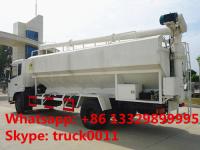 China dongfeng Cummins190 20cbm Euro 3 bulk feed truck for sale, poultry and livestocks farm-oriented feed transported truck for sale