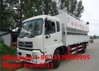 China Dongfeng tianjin 20cbm poultry feed pellet truck for sale, China best price 10tons animal feed transported truck sale for sale