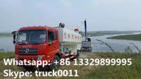 China dongfeng Tianjin 22cbm poultry feed pellet truck and animal feed delivery truck for sale. 10metric tons feed tank truck for sale