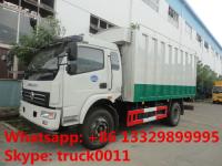 China factory direct sale 18m3 self-discharging bulk grains farm truck, best price food grains transfering truck for sale for sale