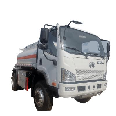 China FAW 4*4 LHD all wheels drive fuel tanker truck for sale, good price FAW fuel bowser tanker truck for sale for sale