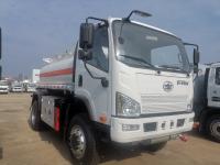 China FAW 4*4 LHD all wheels drive fuel tanker truck for sale, good price FAW fuel bowser tanker truck for sale for sale