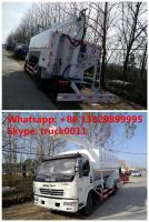 China hot sale dongfeng LHD 12m3 hydraulic discharging farm-oriented feed delivery truck, hydraulic system feed pellet truck for sale
