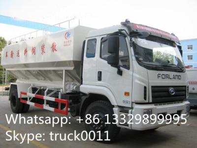 China China brand foton 10tons-15tons bulk feed discharge truck for sales, livestock farm-oriented animal feed delivery truck for sale