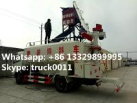 China China brand foton 10tons-15tons bulk feed discharge truck for sales, livestock farm-oriented animal feed delivery truck for sale