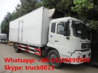 China 15tons refrigerator van truck with US Brand Carrier freezer for sale, 10-15tons cold room truck for frozen seafood for sale