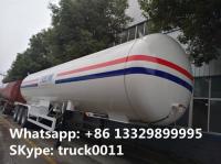 China CLW brand ASME standard 57100Liters propene gas tank semitrailer for sale, best price 57.1M3 Lpg tank trailer for sale for sale