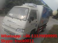 China Forland 4*2 LHD mini cold room truck for sale, forland brand LHD refrigerated minibus for ice-cream and frozen food for sale