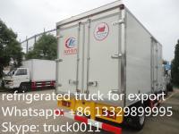China best price forland RHD 4*2 4tons refrigerated truck for sale, forland Brand 4000kgs cold room truck for frozen food for sale