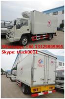 China best price forland RHD 4*2 4tons refrigerated truck for sale, forland Brand 4000kgs cold room truck for frozen food for sale
