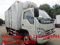 China best price forland RHD 4*2 4tons refrigerated truck for sale, forland Brand 4000kgs cold room truck for frozen food for sale