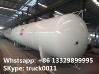 China CLW brand 24 metric tons stationary surface lpg gas storage tank for sale, ASME standard 24ton surface propane gas tank for sale