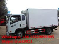 China T-King gasoline and CNG refrigerated truck for sale, Hot sale T-king brand gasoline-CNG cold room truck for frozen food for sale