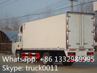 China T-King gasoline and CNG refrigerated truck for sale, Hot sale T-king brand gasoline-CNG cold room truck for frozen food for sale