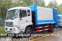 China dongfeng tianjin 10cbm-12cbm garbage compactor truck for sale,best price dongfeng 4*2 LHD refuse garbage truck for sale for sale