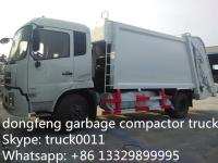 China dongfeng tianjin 10cbm-12cbm garbage compactor truck for sale,best price dongfeng 4*2 LHD refuse garbage truck for sale for sale