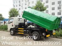 China high quality CLW brand Close type garbage dump truck for sales,best price and high quality sealed dump garbage truck for sale