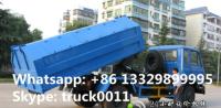 China Chang’an 4*2 LHD mini hook lifter garbage truck for sale,best price and high quality Chang'an skid loader for sale for sale