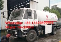 China ASME standard dongfeng 5tons lpg gas refilling bowser for sale, mobile 5tons lpg gas dispensing truck for sale for sale