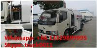 China 2020s new designed 2.3tons dongfeng LHD 4*2 mobile lpg gas refilling truck, best price lpg gas bobtail vehicle for sale for sale