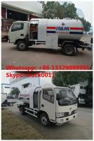 China 2020s new designed 2.3tons dongfeng LHD 4*2 mobile lpg gas refilling truck, best price lpg gas bobtail vehicle for sale for sale