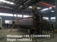 China factory sale dongfeng RHD 120hp 5tons-7tons hydraulic discharging feed truck, hydraulic farm-oriented animal feed truck for sale
