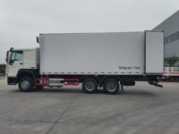 China Good price SINOTRUK HOWO 6*4 LHD 266hp refrigerated truck new China manufactured 43cubic meters cold van box truck for sale