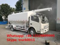 China cheap factory supply 4*2 14m3 67ton DONGFENG bulk feed truck,farm-oriented livestock 7tons hydraulic feed delivery truck for sale