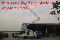 China dongfeng RHD Truck Mounted Aerial Working Platform High Altitude Working Truck, dongfeng 18m-22m hydraulic bucket truck for sale