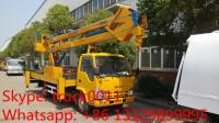 China best price ISUZU 16m overhead working truck for sale, best priceJapan brand 14m-16m hydraulic bucket truck for sale for sale