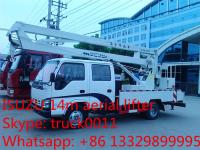 China competitive price 10m-24m overhead working truck, best price CLW Brand 12m-24m high altitude operation truck for sale for sale