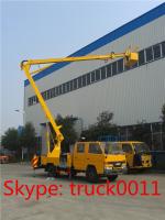 China hot sale JMC 12m-14m aerial working platform truck,China famous brand JMC 4*2 LHD overhead working truck for sale for sale