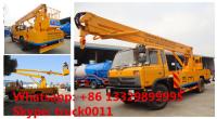 China Dongfeng Euro 3 170hp 18m-20m aerial working platform truck for sale, dongfeng 145 18m high altitude operation truck for sale