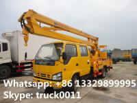 China hot sale best price Japanese ISUZU 14m-16m high altitude operation truck, ISUZU 4*2 LHD aerial working truck for sale for sale