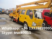 China hot sale best price Japanese ISUZU 14m-16m high altitude operation truck, ISUZU 4*2 LHD aerial working truck for sale for sale