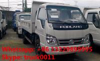 China factory sale best price Forland brand 4*4 RHD dump truck, hot sale forland RHD/LHD mini dump tipper truck for sale for sale