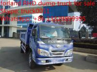 China forland brand mini dump truck, 2ton dump truck with factory price, hot sale forland mini LHD/RHD dump tipper truck for sale