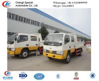 China 95 Hp 4*2 DONGFENG 4*2 LHD Double cabs Dump Truck 4 ton,  best price dongfeng chaochai 95hp mini dump tipper truck for sale