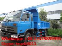 China dongfeng 145 10ton dump truck for sale, hot sale export model dongfeng LHD 170HP diesel dump tipper truck for sale for sale