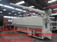 China factory sale hydraulic discharging 20m3 farm-oriented animal feed container,CLW brand 20m3 bulk feed tank for sale for sale